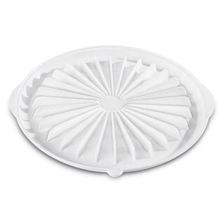 Microwave Raised Grid Crisper Plastic Tray - 11.000 x 10.630 x 0.880 ...