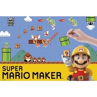 Mario Maker Poster Poster Print Item Varpyrpas0824 - Bed Bath & Beyond ...