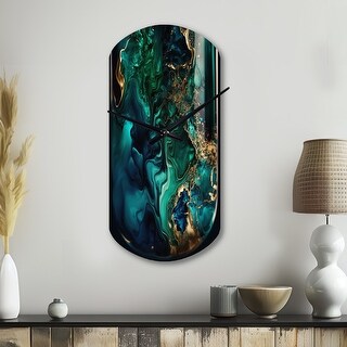 Abstract Geode Marble Green And Blue II - Abstract Marble Large Wall ...