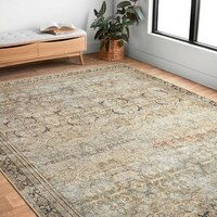 Alexander Home Persian Indoor Polyester Area Rug | Overstock.com