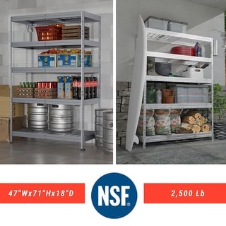 Ar Shelving Rust resistant Wire Shelving Heavy Duty Collection - 47.2in ...
