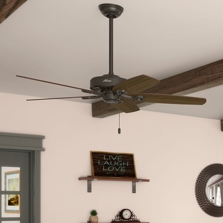 Hunter 52" Builder Elite Ceiling Fan w/Pull Chains - Traditional ...