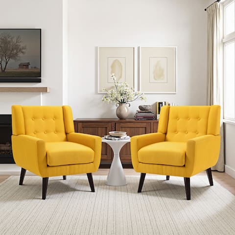 Faux Leather Accent Chairs - Overstock