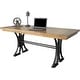 Toulouse Rustic Writing Desk, Writing Table, Office Desk, Brown - Bed ...