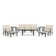 Winston Jasper 8-Piece Sofa, Lounge Chair and Side Table Seating Set ...