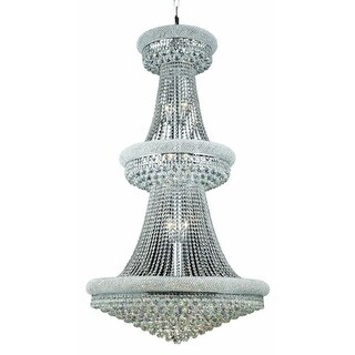 Elegant Lighting V1800G36/RC Primo 32 Light 36" Wide Crystal Empire ...