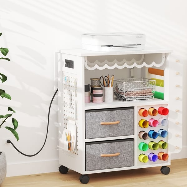 portable rolling craft table