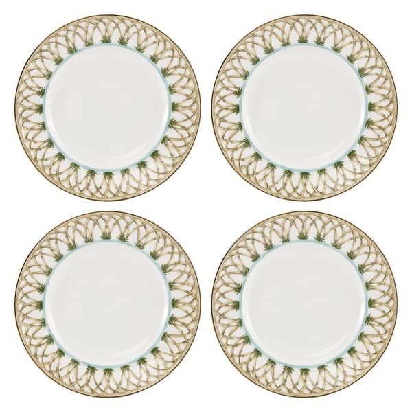 Lenox British Colonial Bamboo Accent Plates, Set of 4 - Bed Bath ...