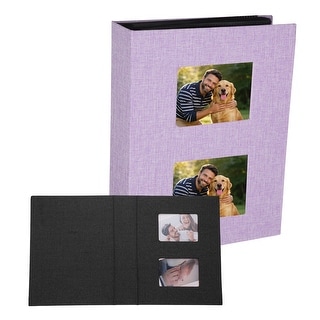 Small Photo Album, 8.9x6.9" Linen Picture Book with Front Window, Each ...