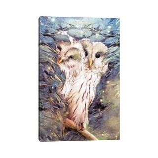 iCanvas "Tow Peek a Boo Owls" by Bluebird Barn Canvas Print - Bed Bath ...