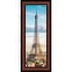 Panoramic Simple Brown Picture Frame - UV Acrylic, Foam Board Backing ...