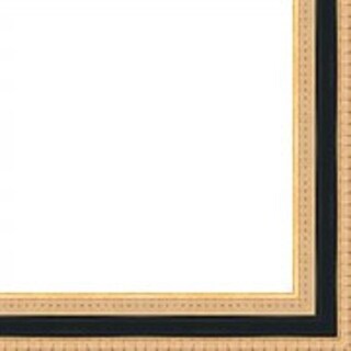 14x17 14 x 17 Traditional Gold with Black Solid Wood Frame with UV ...
