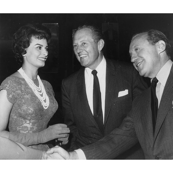 Art Linkletter Sophia Loren and Jack Benny Photo Print - Bed Bath ...