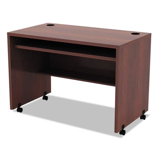 Alera Valencia Mobile Workstation Desk, 41.38w x 23.63d x 30h, Medium ...