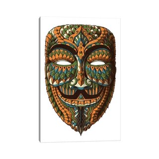 iCanvas "Anonymous Mask In Color II" by Bioworkz Canvas Print - Bed ...