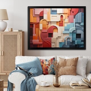 Designart "Constructivism Constructed Horizons XIV" Constructivism ...