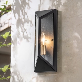 1-Light Decorative Metal Wall Sconce Outdoor Wall Sconce - 5.3 - Bed ...