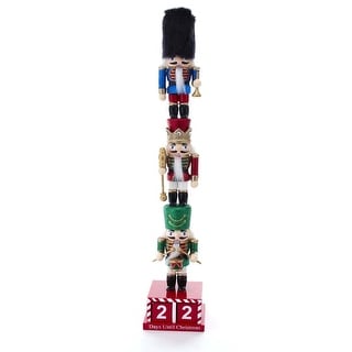 Kurt Adler 16-Inch Stacked Miniature Nutcracker with Calendar - Bed ...