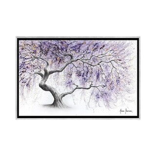iCanvas "Purple Prosperity Tree" by Ashvin Harrison Framed - Bed Bath ...