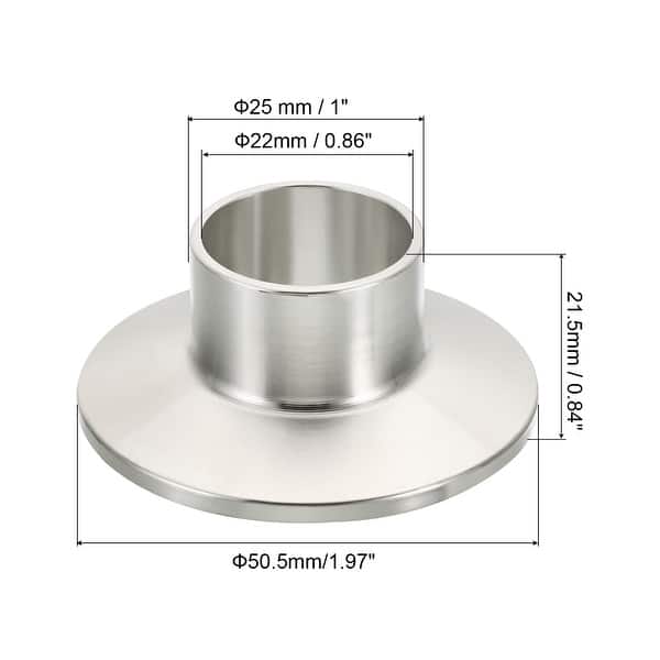 304 Stainless Steel Pipe Fitting, TC Ferrules Tube Welding 2Pcs ...