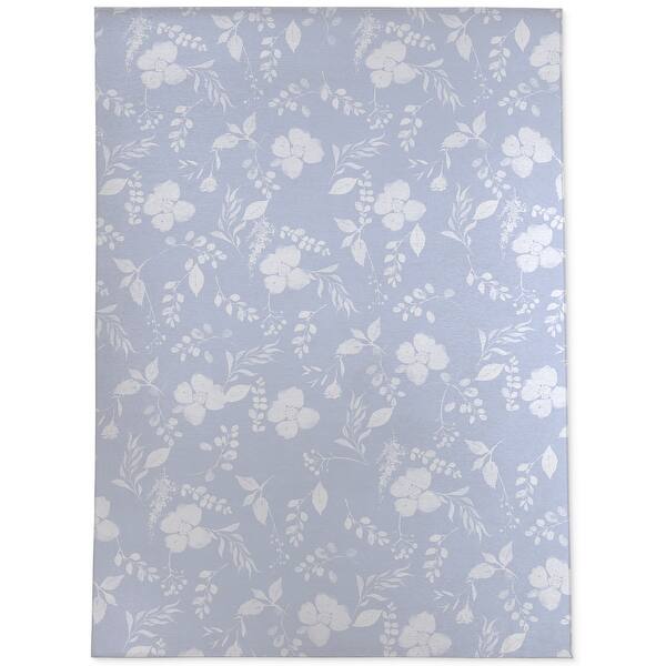 TRANSPARENT FLOWER PERIWINKLE Outdoor Rug by, Kavka Designs - Bed Bath ...