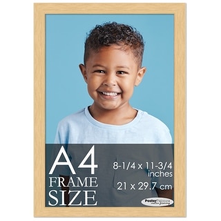 A4 Frame Natural Modern Minimalist - Wooden 8.25x11.75 Frame - Modern ...