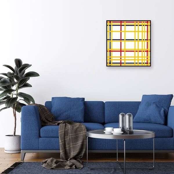 Red, Yellow and Blue Stripes by Piet Mondrian Giclee Print Oil Painting ...
