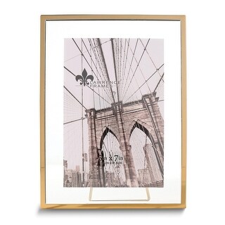 Curata 5x7 Garett Gold-Tone Metal Float Frame - Bed Bath & Beyond ...