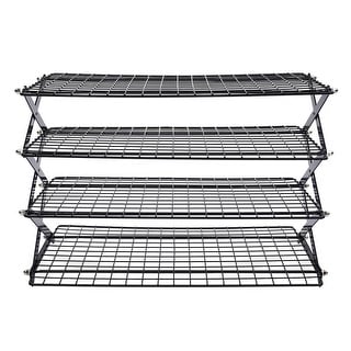 4-Tier Collapsible Stackable Cooling Rack for Baking - Bed Bath ...