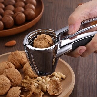 Stainless Steel Walnut Chestnut Cracker Funnel Sheller Pliers Kitchen ...