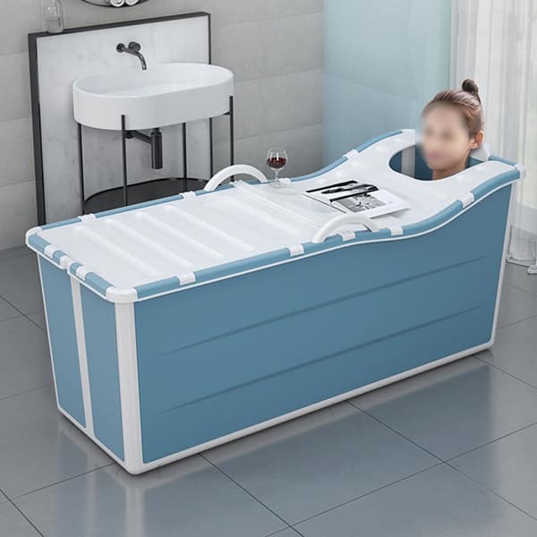 Foldable Soaking Bathtub Adult SPA Tub Large Portable Shower Bucket ...