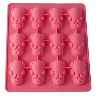 12 Little Pigs Silicone Mousse Cake Baking Mould Cartoon Biscuit ...