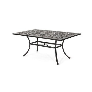 Outdoor Dining Extending Table Rectangular with Extension Leaf - See ...