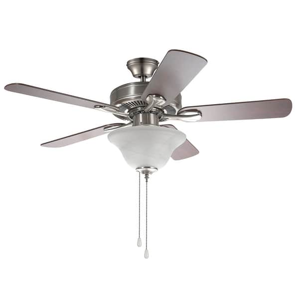 Miseno 52" 5 Blade Indoor LED Ceiling Fan with Pull Chain and - Bed ...
