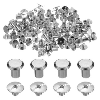 50set Chicago Screw, Metal Stud Screw Rivets for Leather - Bed Bath ...