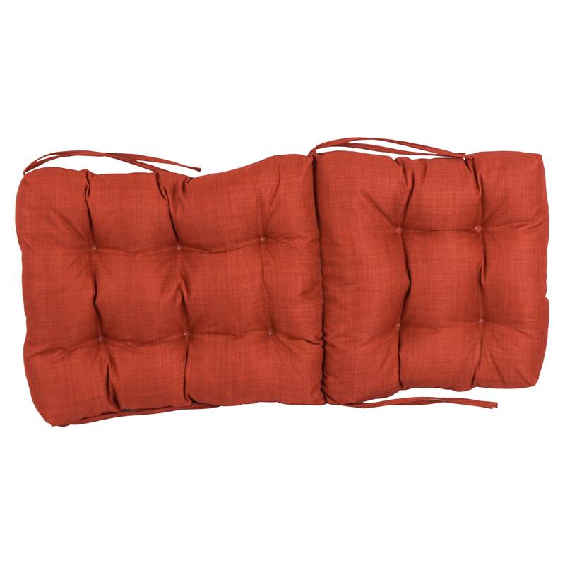 Multi-section Tufted Outdoor Seat/Back Chair Cushion (Multiple Sizes ...