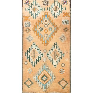 Tribal Geometric Moroccan Oriental Area Rug Wool Hand-knotted - 6'0" x ...