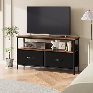 50 Inch TV Stand for Living Room, Dresser TV Stand for with 2 Drawers ...