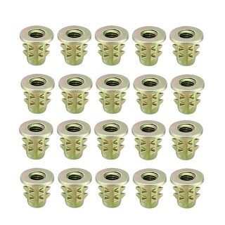 M5x11mm Wood Insert E-Nut Interface Screws Furniture Fittings 20pcs ...