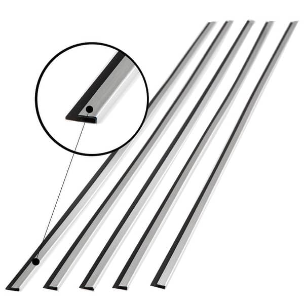 Fasade 47in Large Profile J Trim in Brushed Aluminum - 5 Pack - Bed ...