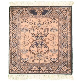 ECARPETGALLERY Hand-knotted Finest Peshawar Bokhara Beige Wool Rug - 2 ...