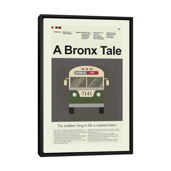 Icanvas A Bronx Tale By Prints And Giggles By Erin Hagerman Framed