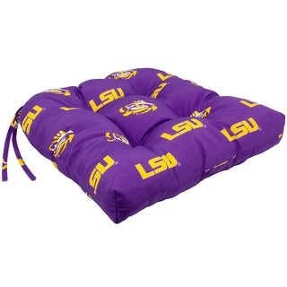 LSU Tigers Indoor / Outdoor Seat Cushion Patio D Cushion 20" x 20", 2 ...