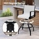 Outdoor Swivel Bar Stools Sunbrella Textilene Aluminum Patio Bar Chairs ...