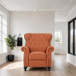 Elegant Push-Back Recliner with Button Tufted Diamond Stitching ...