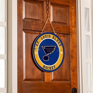St Louis Blues Wooden Door Decor Wall Sign - Multi-Color - Bed Bath ...