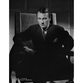 John Wayne sitting in suit and tie Photo Print - Bed Bath & Beyond ...