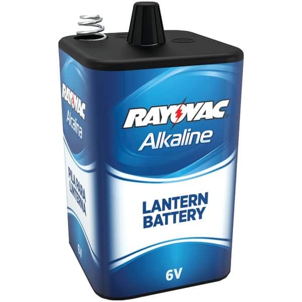 Rayovac 808 6-Volt Alkaline F-Cell Lantern Battery With Spring ...