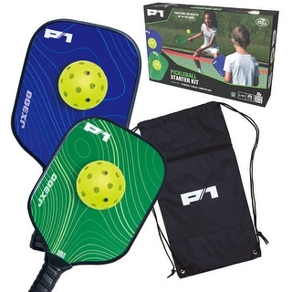 Do-U-Play: P1 Pickleball Starter Kit - Green & Blue, With Carry Bag ...