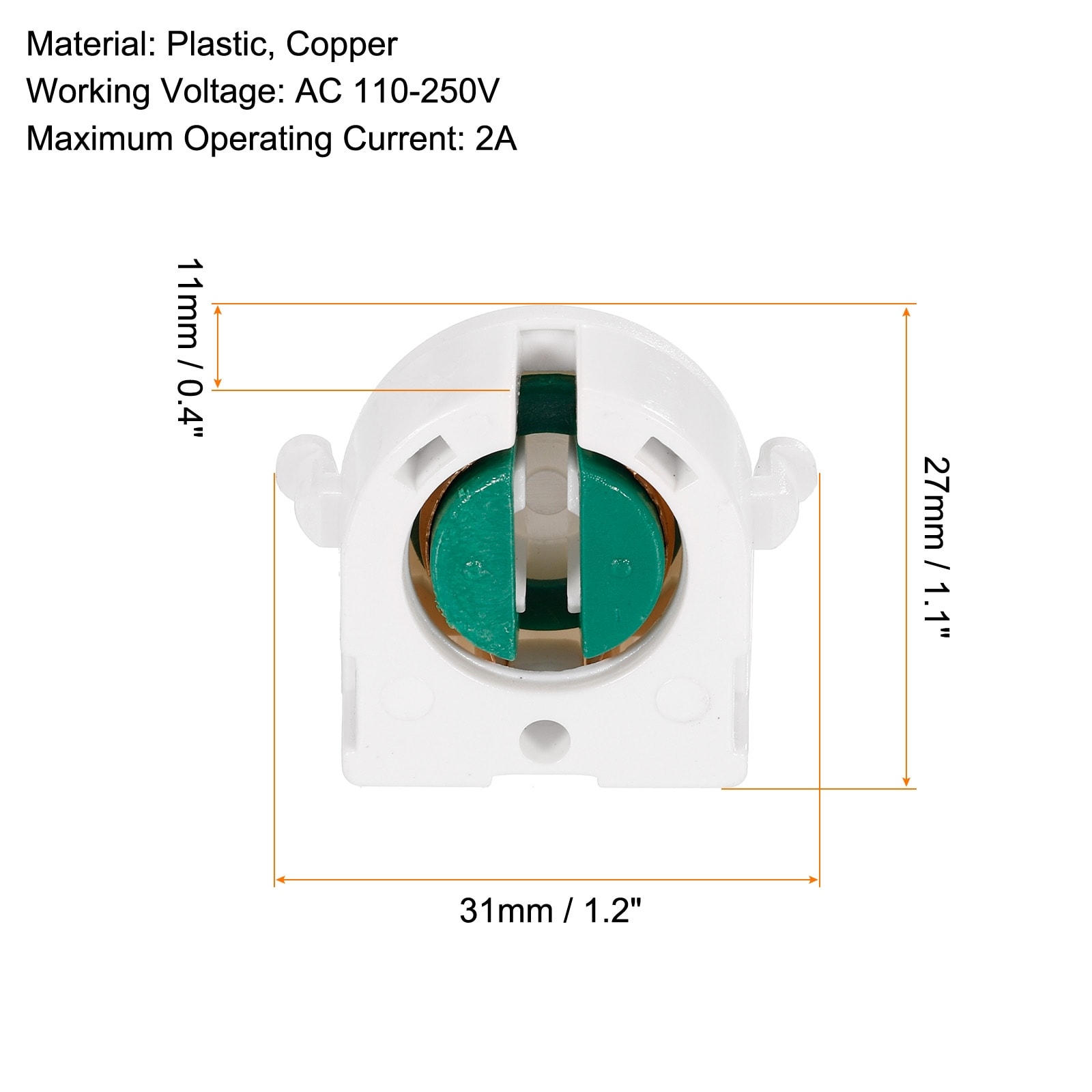 fluorescent light sockets